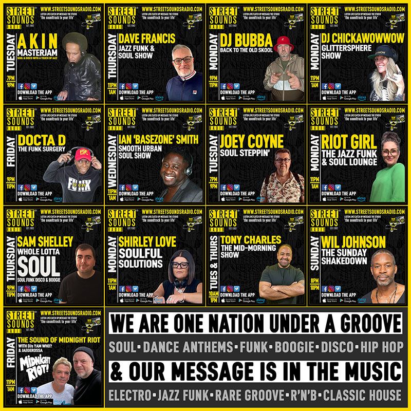 Street Sounds Radio home page